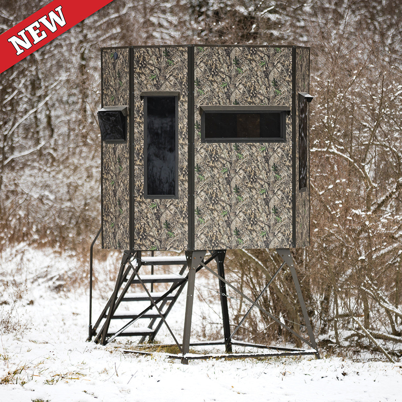 huge deer blind