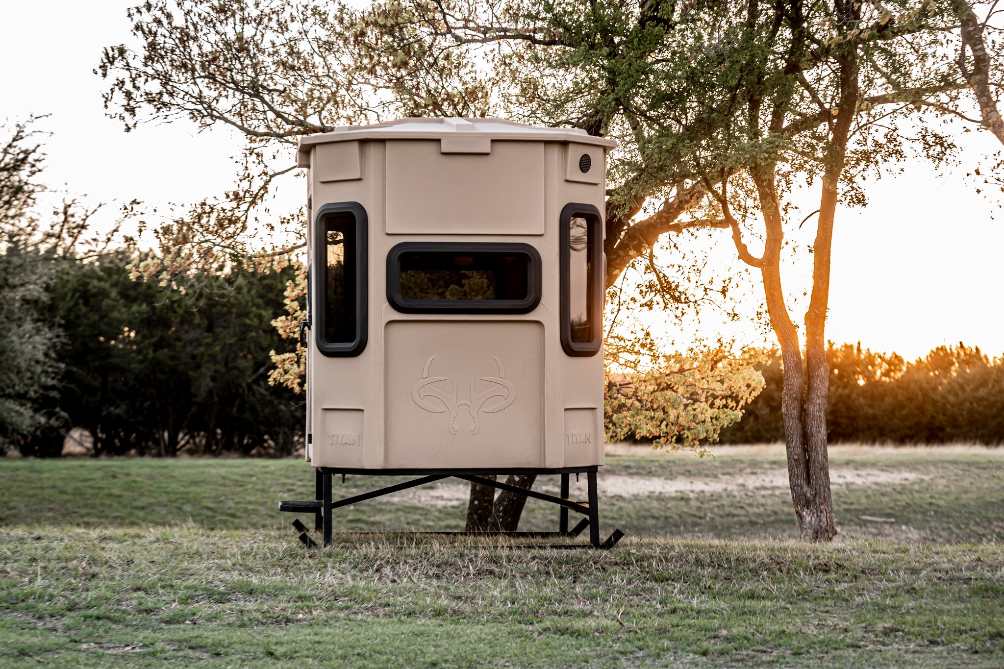 Titan Hunting Blinds - Pro Rifle Blind - Tan – Outdoors For Less