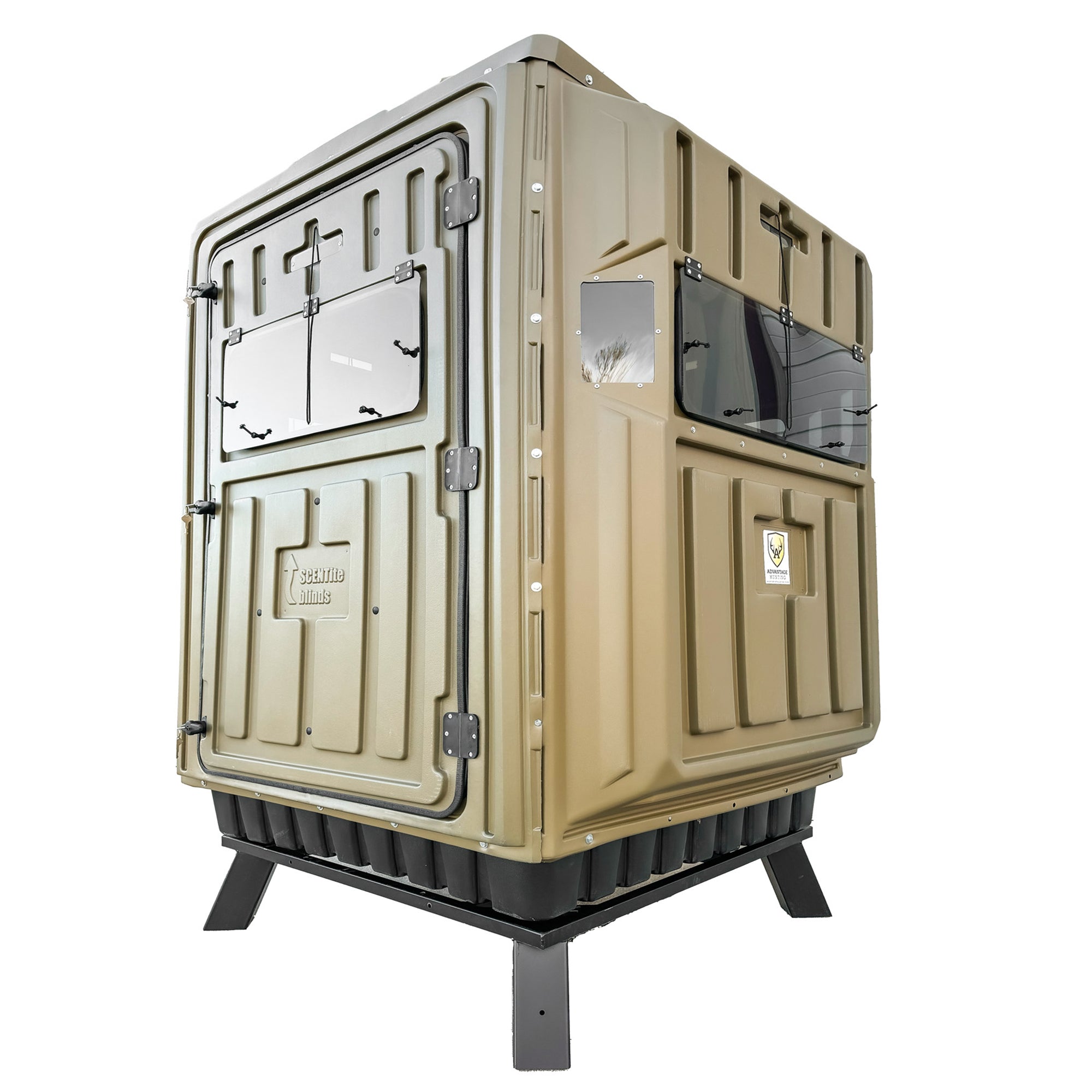 ADVANTAGE HUNTING 2 PERSON HUNTING BLIND WITH QP KIT – Outdoors For Less