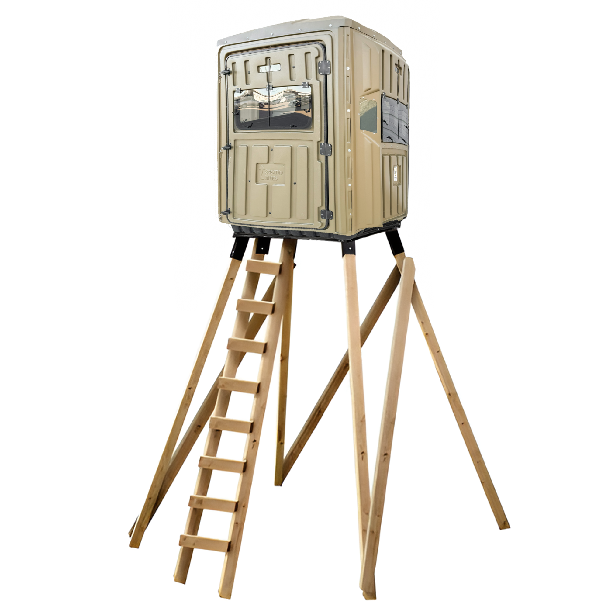 ADVANTAGE HUNTING 2 PERSON HUNTING BLIND WITH QP KIT – Outdoors For Less