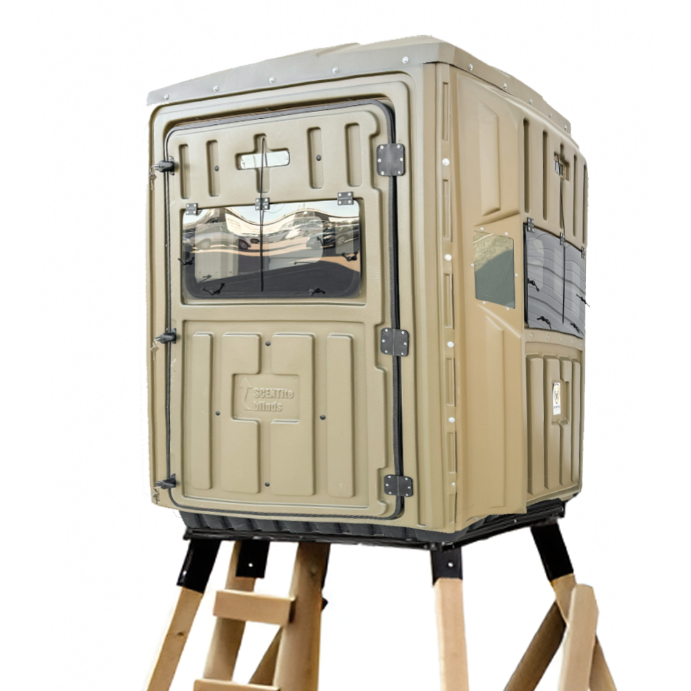 ADVANTAGE HUNTING 2 PERSON HUNTING BLIND WITH QP KIT – Outdoors For Less
