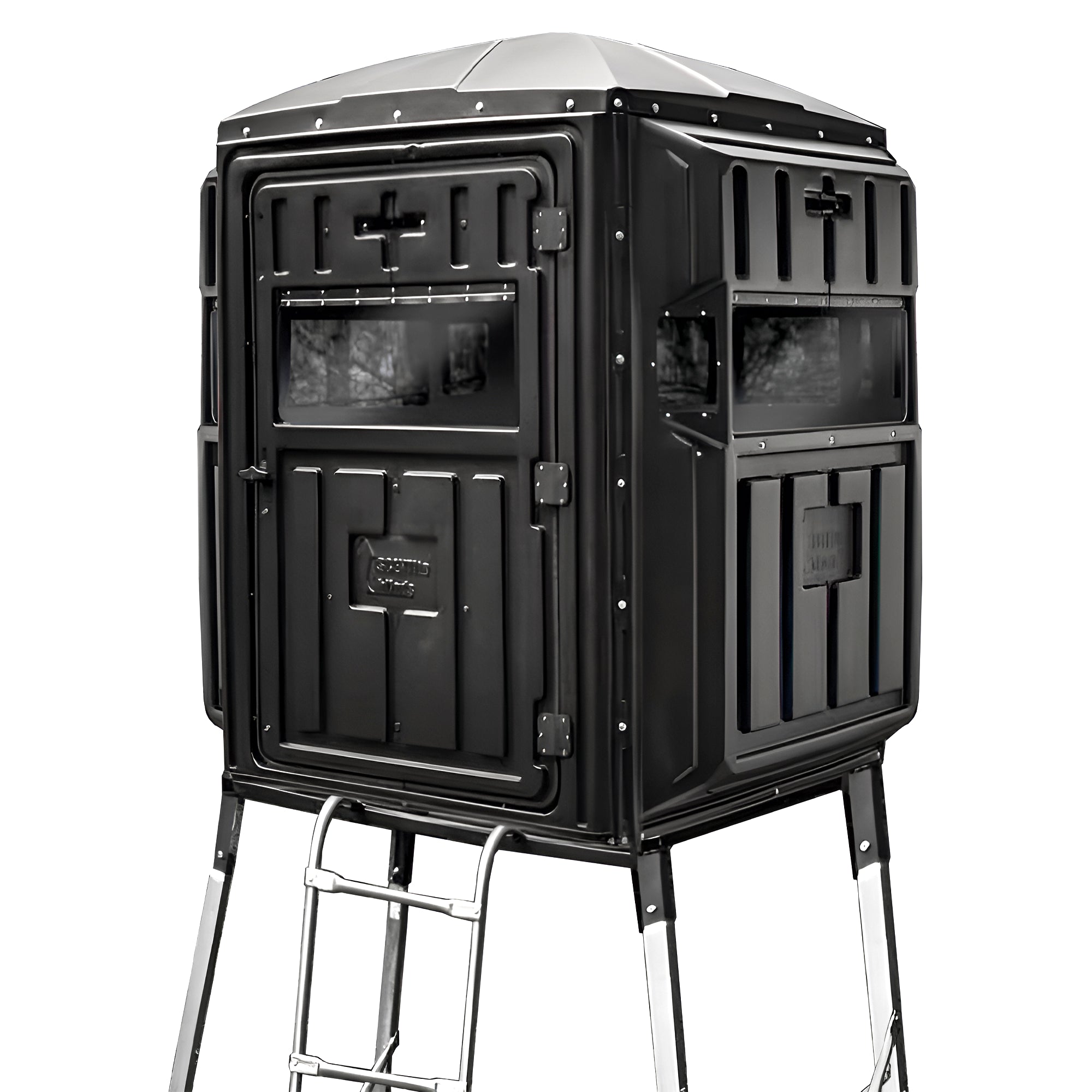 Advantage Hunting - Whitetail Blind and 10' Galvanized Tower – Outdoors ...