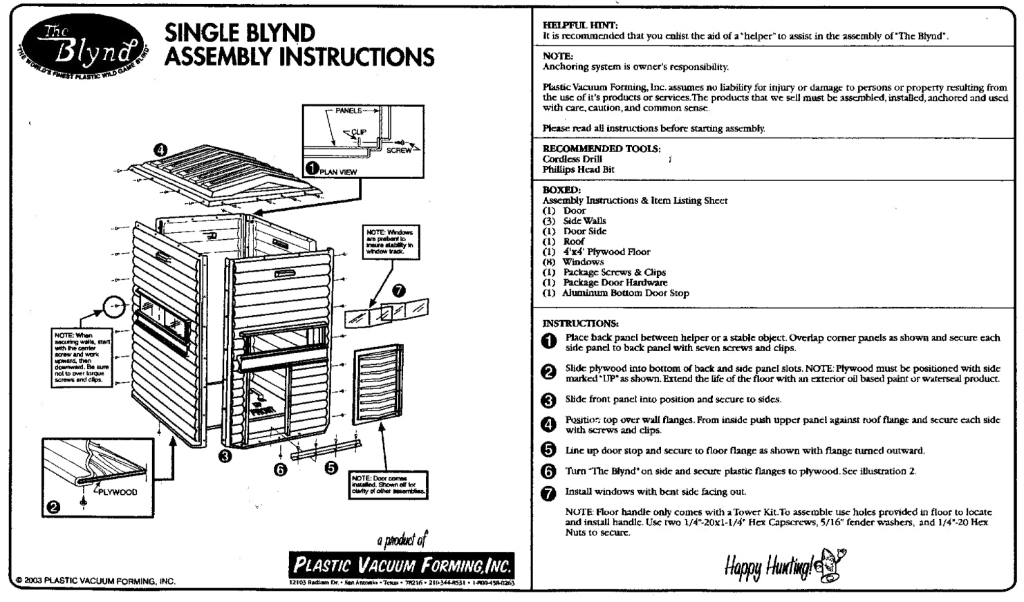 The Blynd 4' x 4' Hunting Blind in Olive Drab Green - Full Door ...