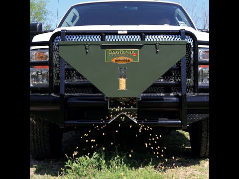 50 lb. Road Bumper Deer Feeder Corn Spreader for ATV – Outdoors For Less