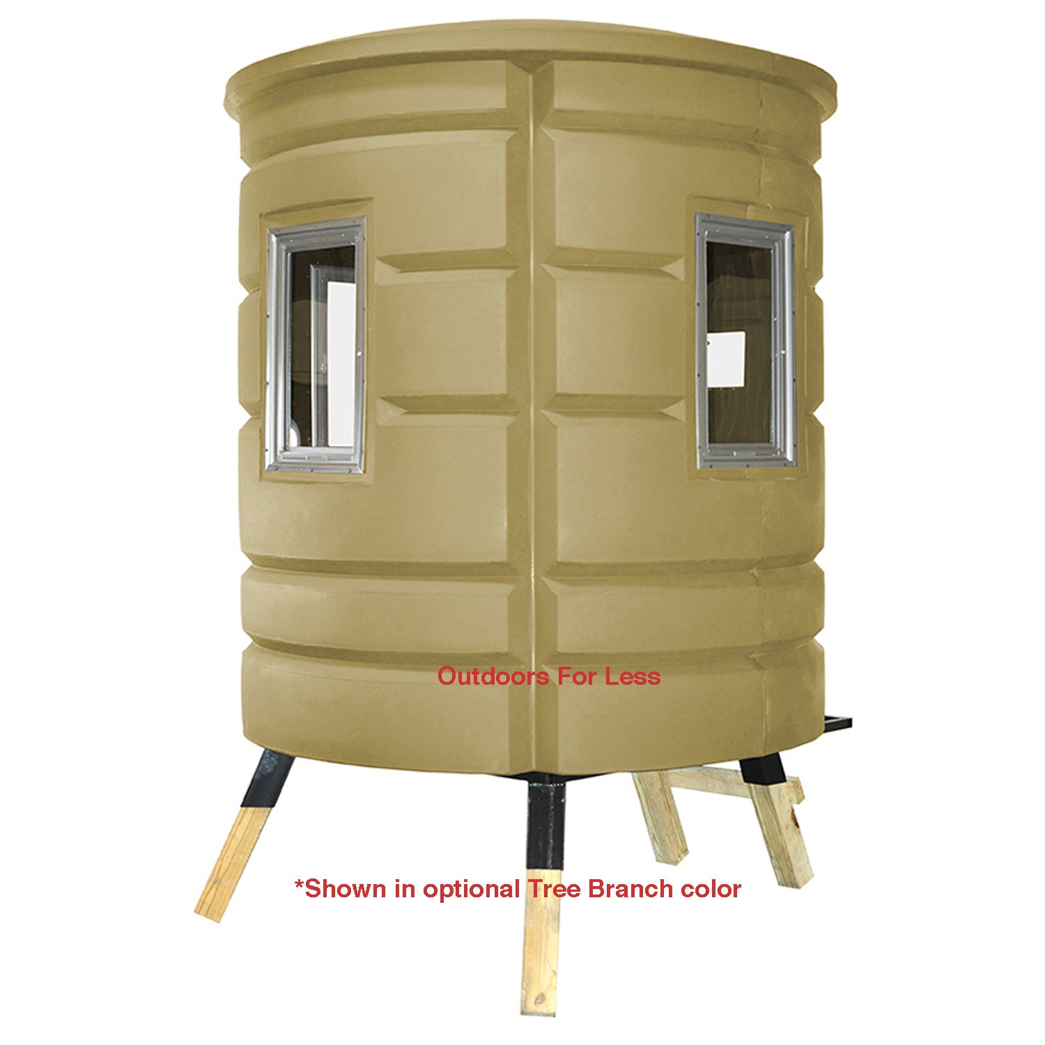 Sportsman's Condo Bow Condo 72 in. diameter Deer Stand: Black, Loaded ...