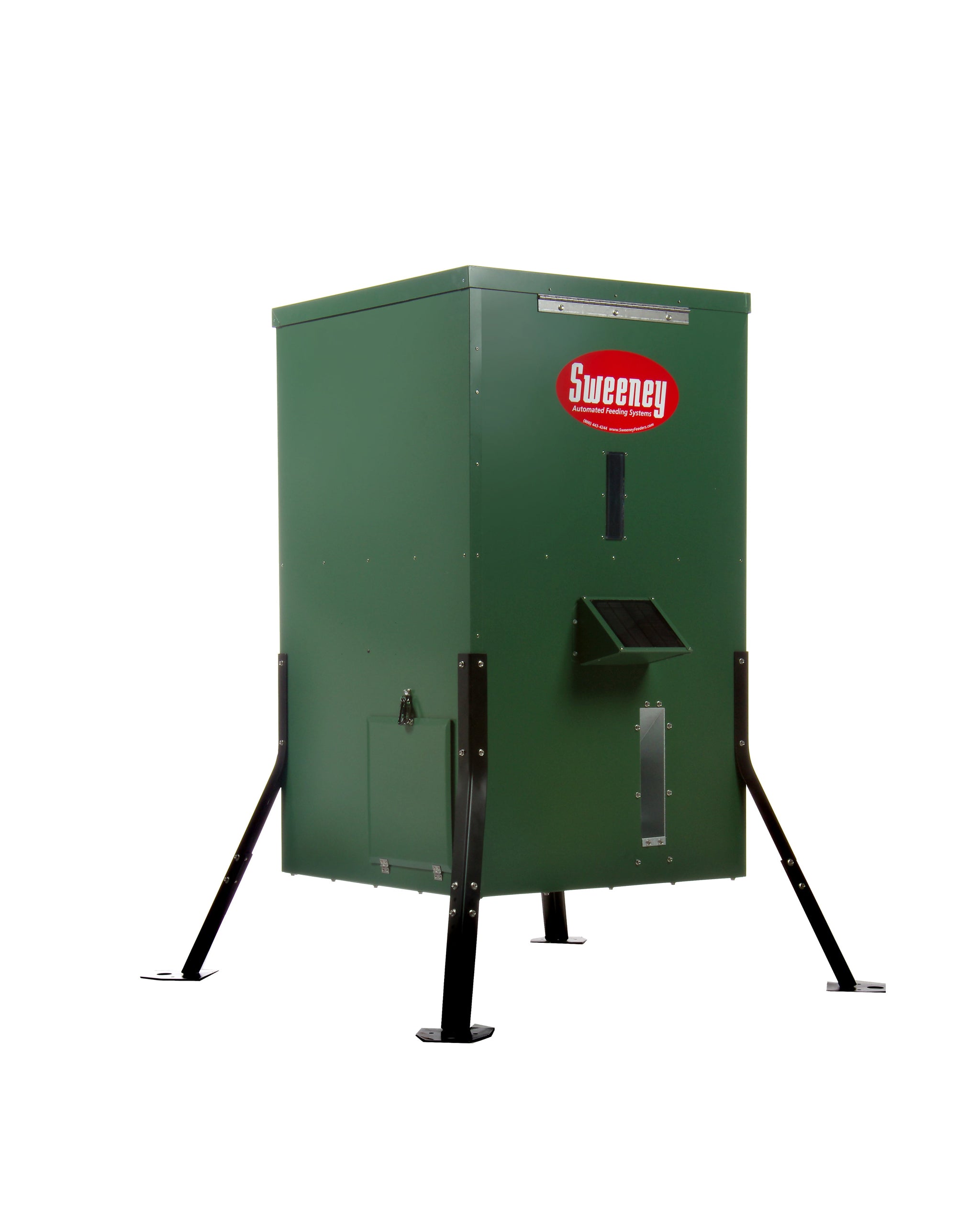 Sweeney Feeders Directional Fish Feeder-425 lb. | Green with Dock Legs ...