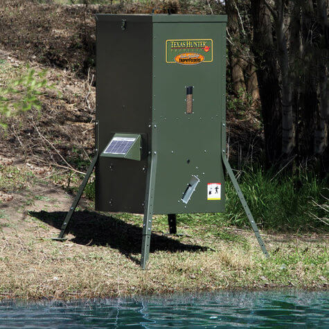 175 lb. Lake & Pond Directional Fish Feeder with Adjustable Legs by ...