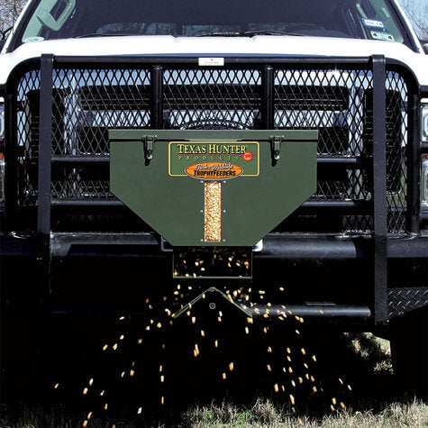 50 lb. Road Bumper Deer Feeder Corn Spreader for ATV – Outdoors For Less