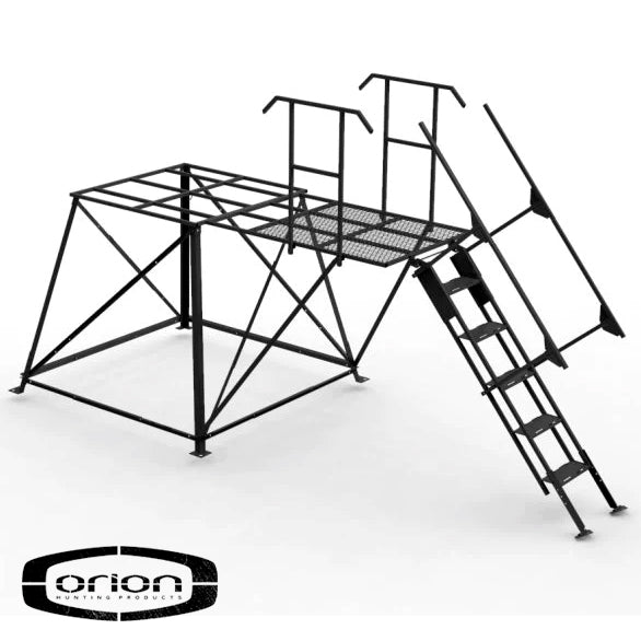 Orion Blinds 5' Hunting blind stand with Stair – Outdoors For Less